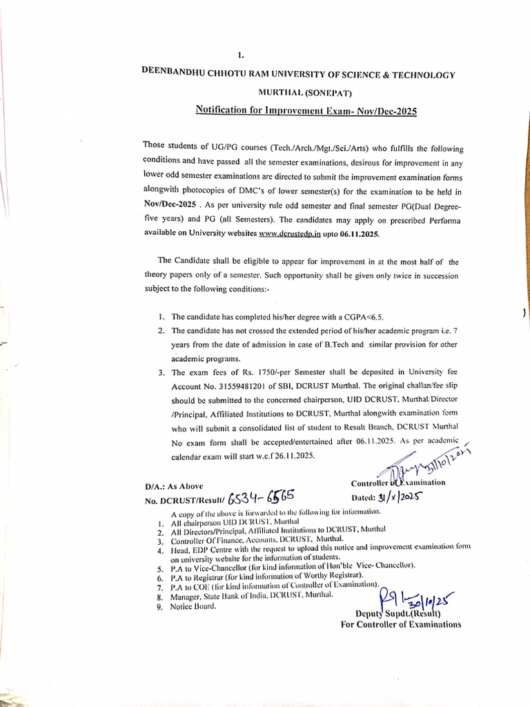 Improvement Notice 2025 | PDF