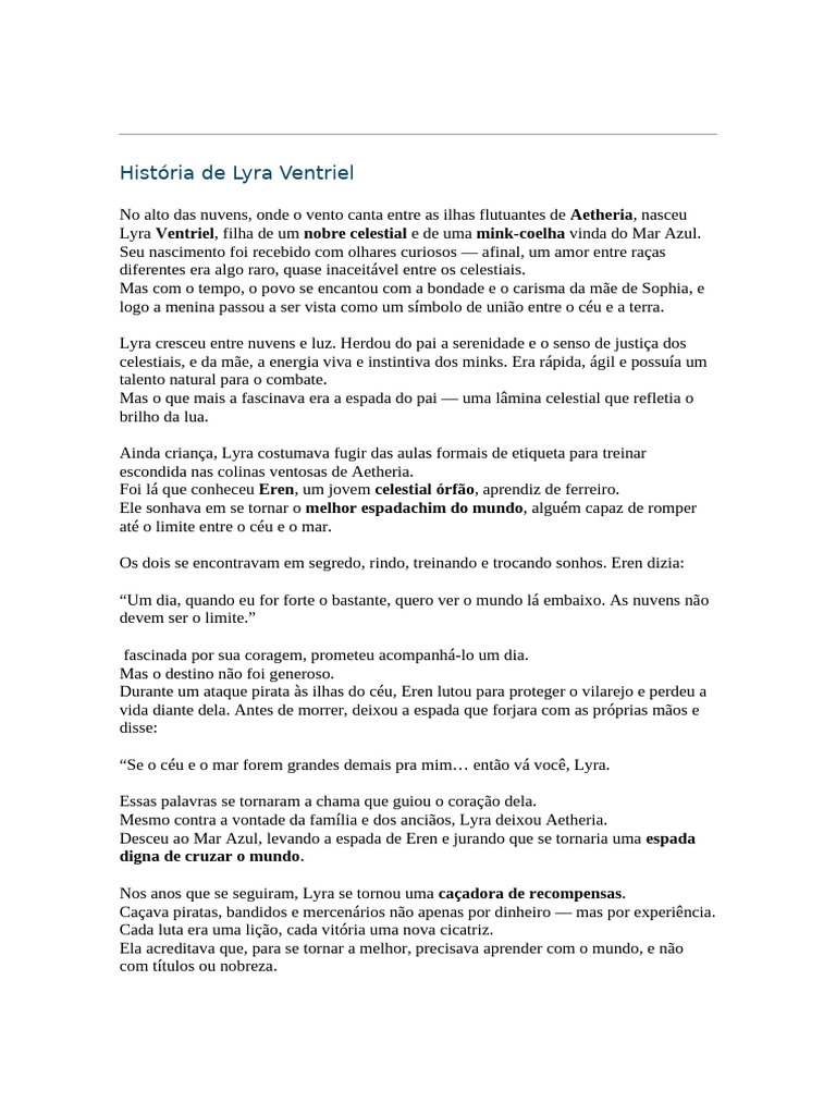 Historia de Lyra (1) | PDF | Pirataria | Céu