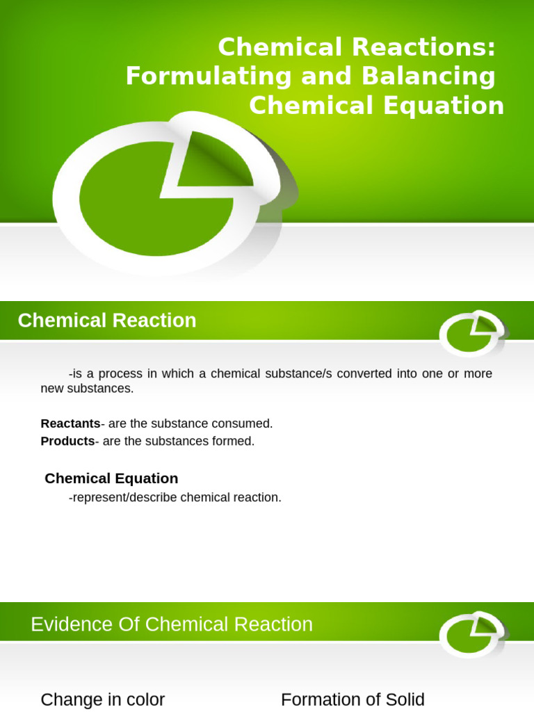 Understanding Chemical Reactions and Equations | PDF | Chemical ...
