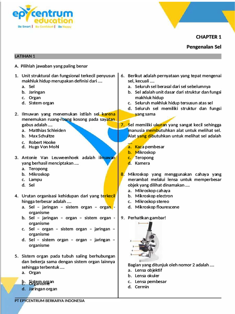 Pengenalan dan Struktur Sel Makhluk Hidup | PDF