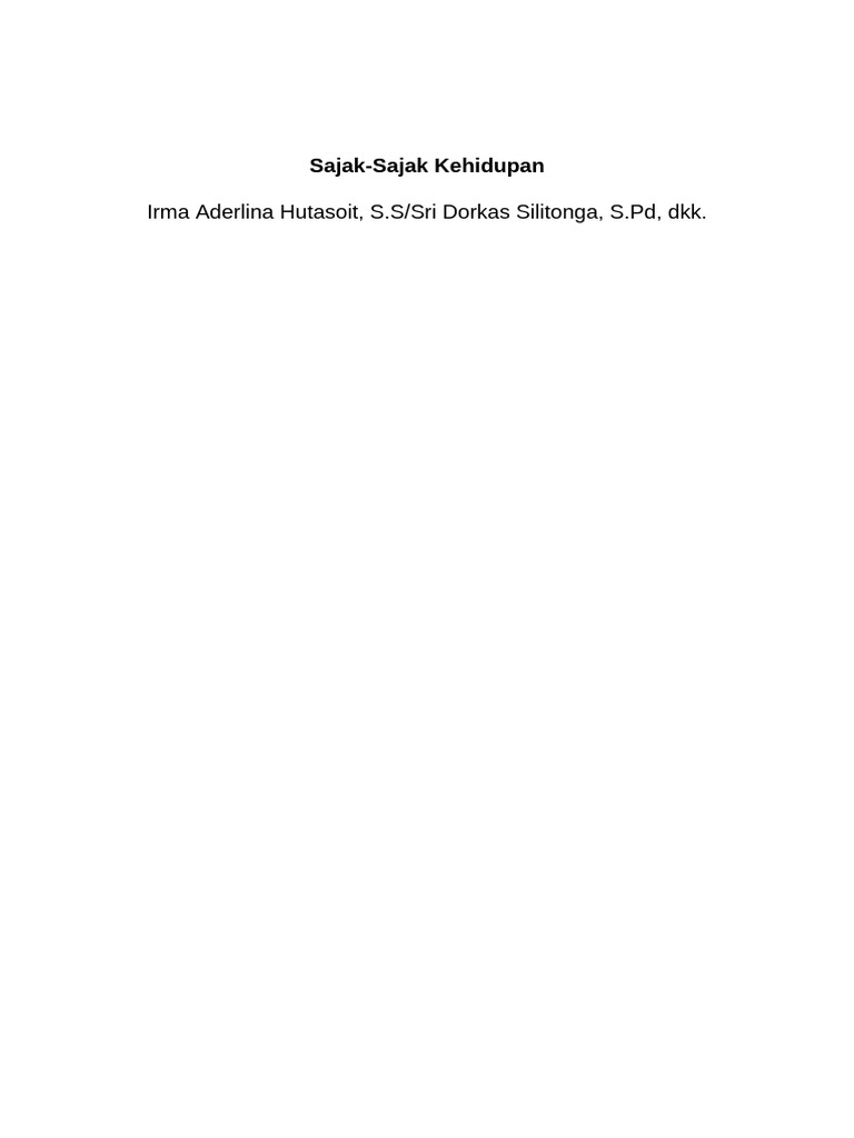 Buku Antologi Cbs | PDF