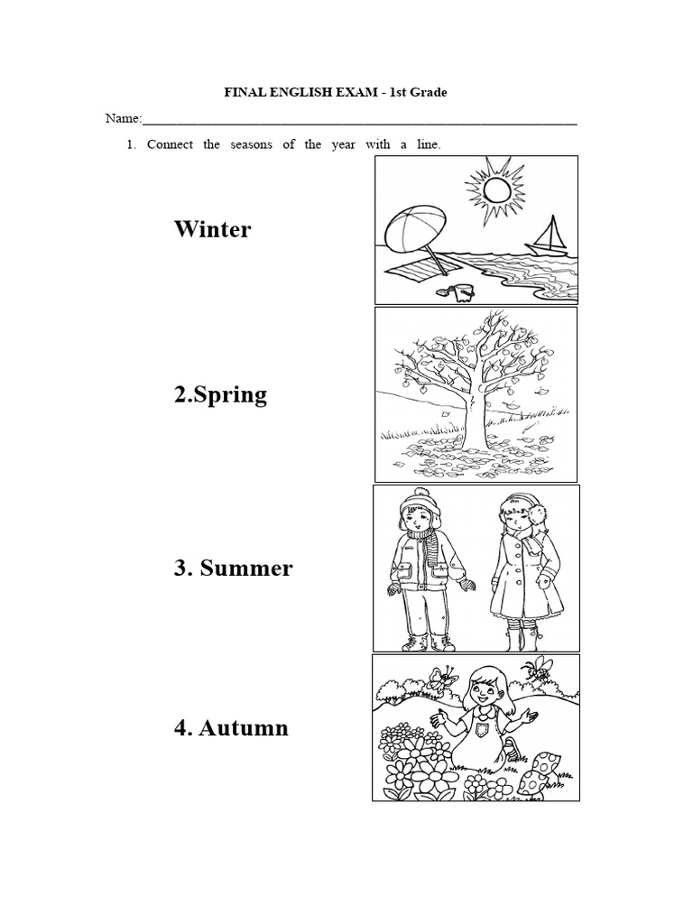 Final Exam of English 1st | PDF