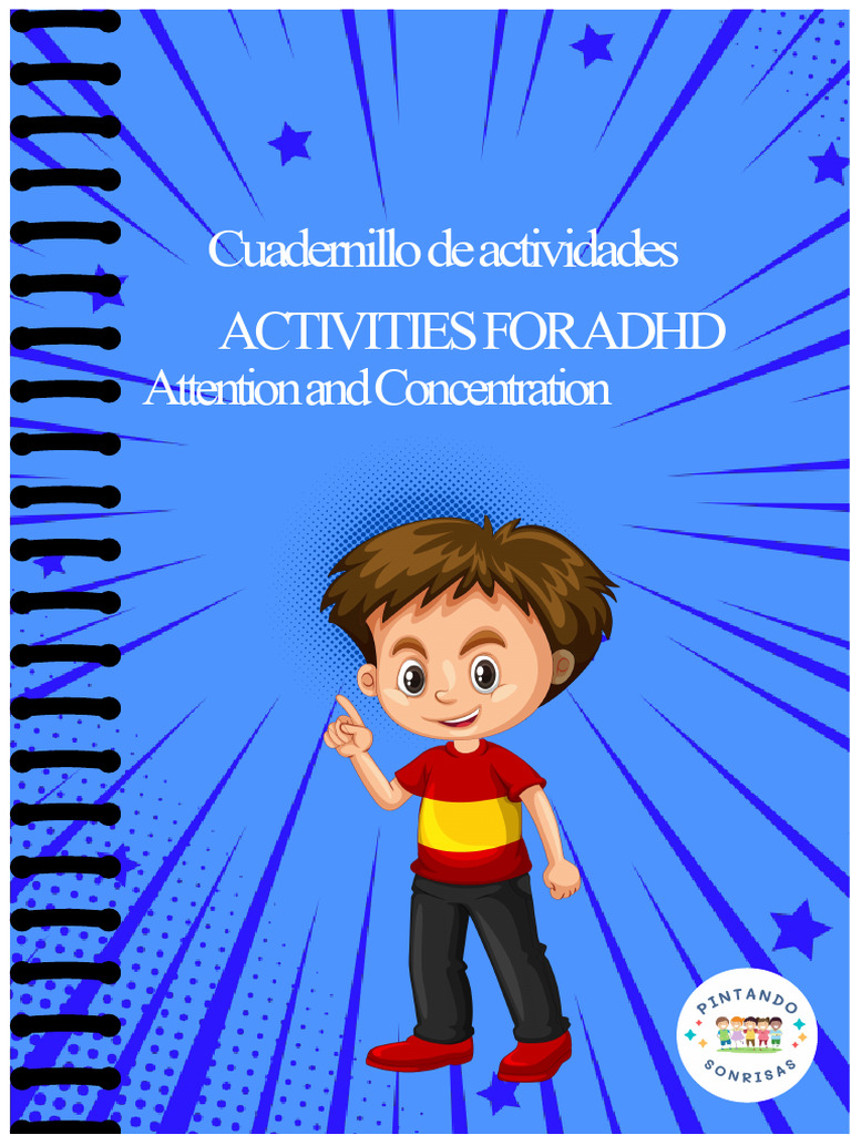 TDAH Workbook for Working on Attention and Concentration | PDF | Color ...