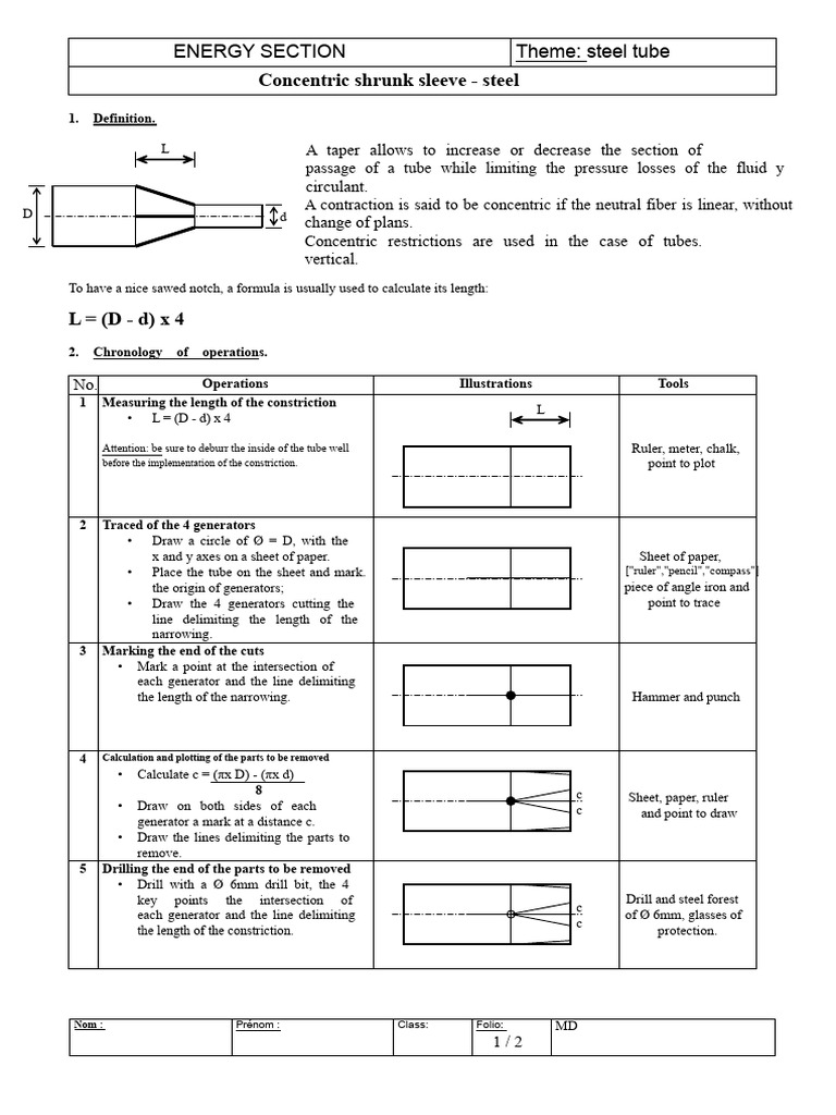 HVAC Concentric Constriction Sawed | PDF | Industrial Processes | Tools
