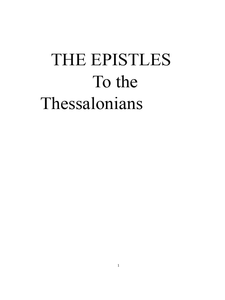 1 and 2 Thessalonians ELA | PDF | Paul The Apostle | Saint Timothy