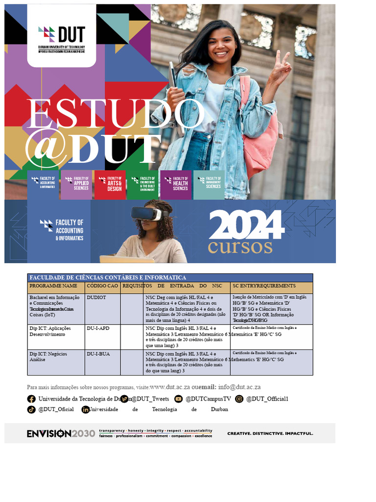 Estudar-@-DUT-2024 | PDF | Diploma de bacharel | Science