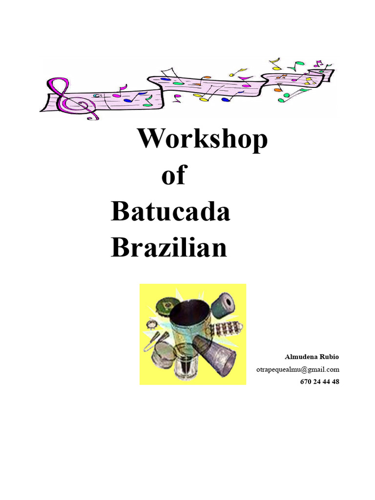 Batucada Workshop Cole Gio s 1 | PDF