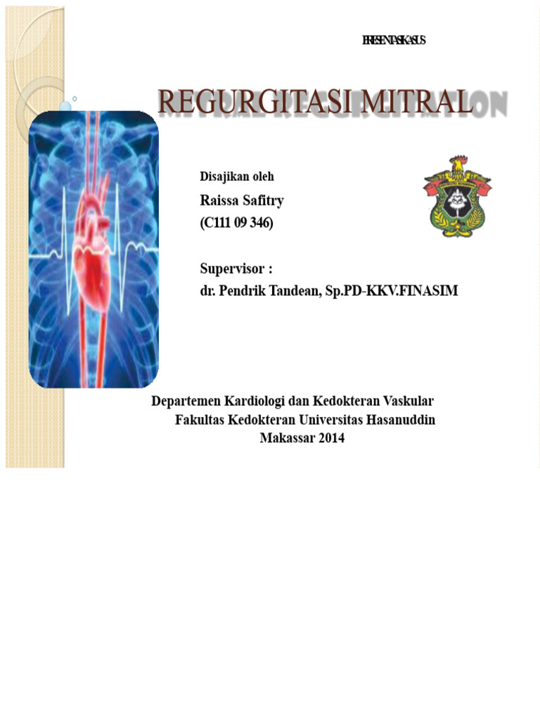 Regurgitasi Mitral pada Pasien Muda | PDF
