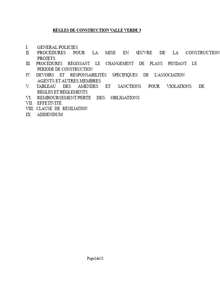 Règles de Construction | PDF | Cautionnement | Boissons alcoolisées