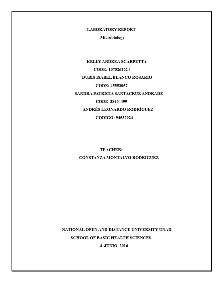 Microbiology Laboratory Report | PDF | Growth Medium | Staining