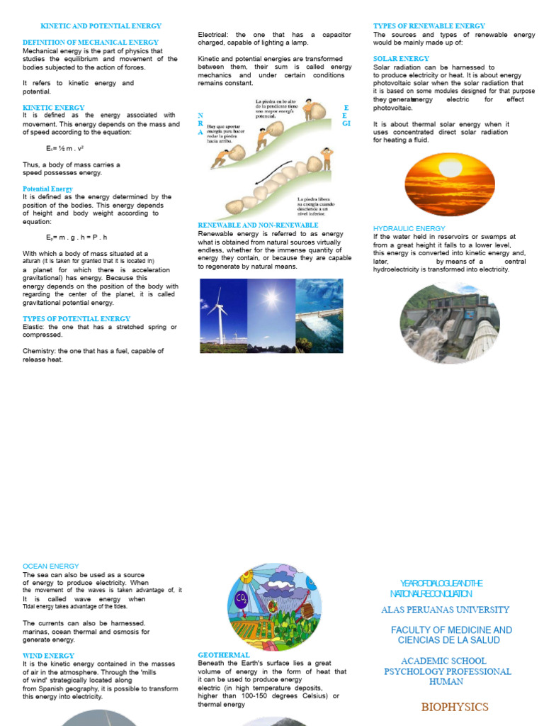 Brochure On Renewable and Non-Renewable Energy | PDF | Solar Energy ...