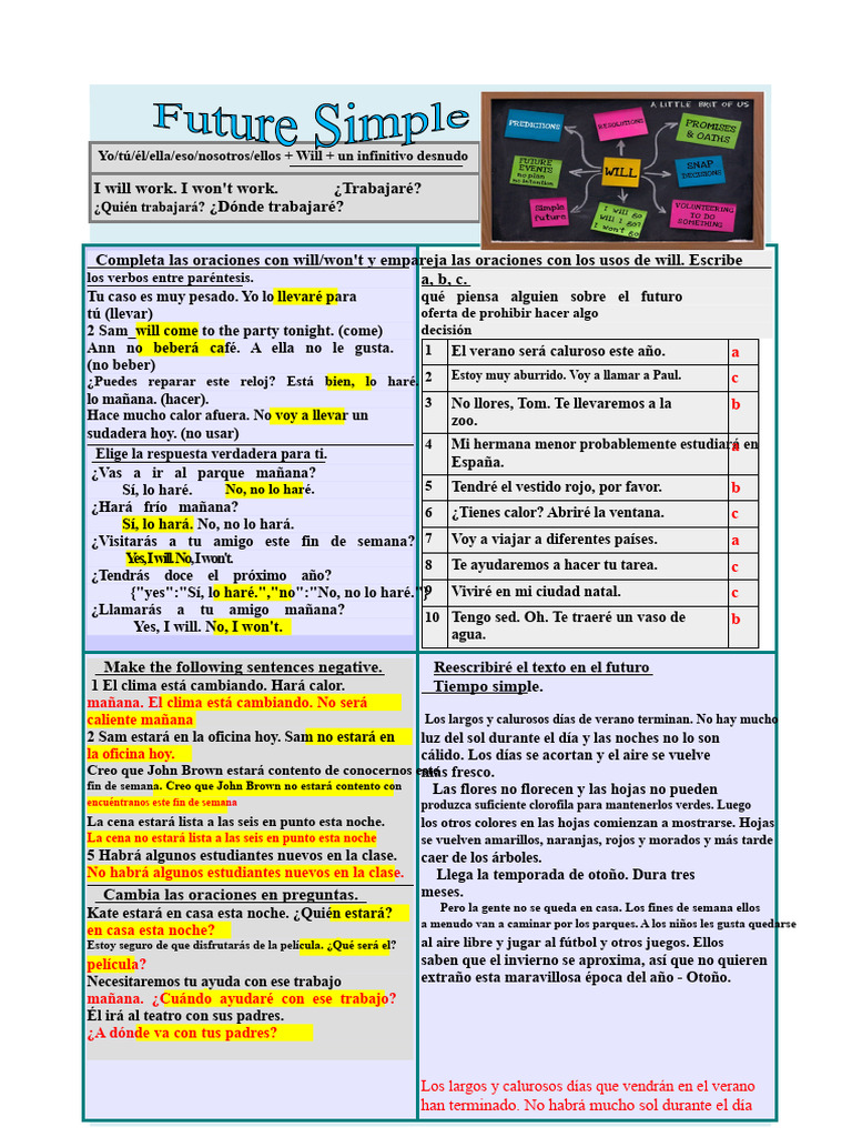 actividades-divertidas-futuro-simple-juegos-ejercicios-gramática ...