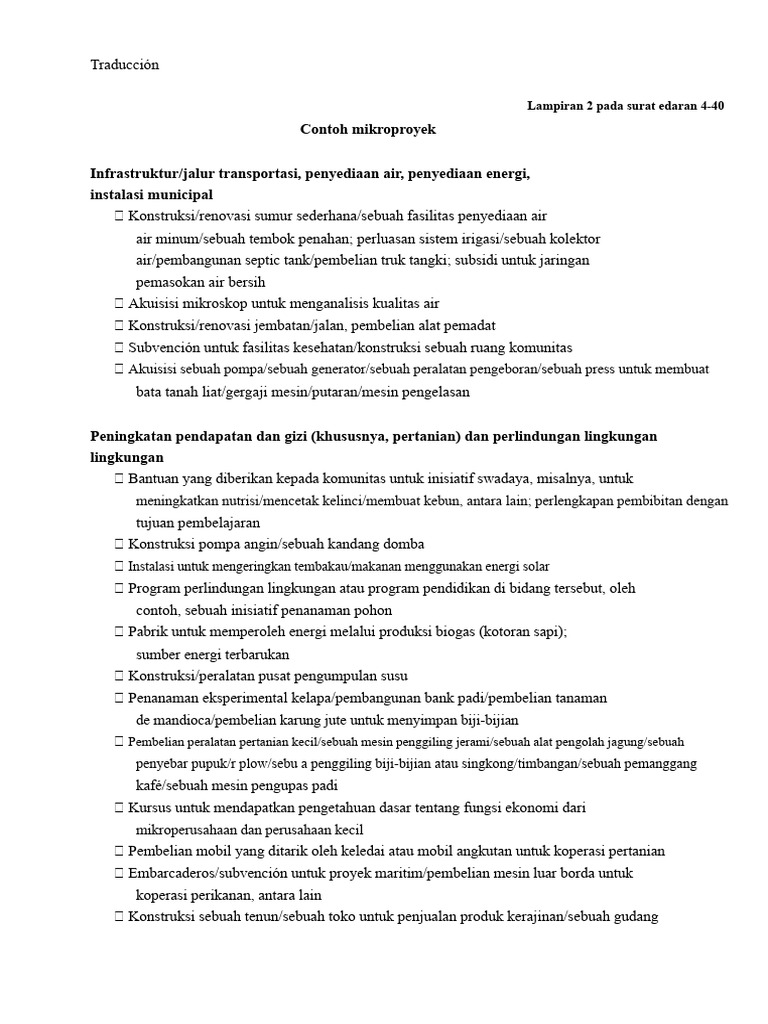 Contoh Mini Proyek | PDF