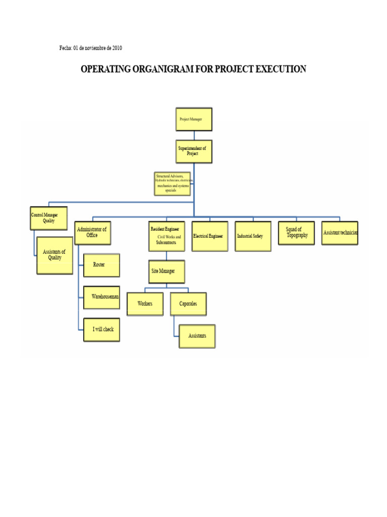 PROJECT ORGANIGRAM | PDF