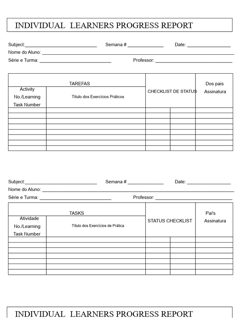 INDL-APRENDIZES-PROGRESSO-REP-ALUNOS-FORMULÁRIO-DE-QUESTÕES | PDF