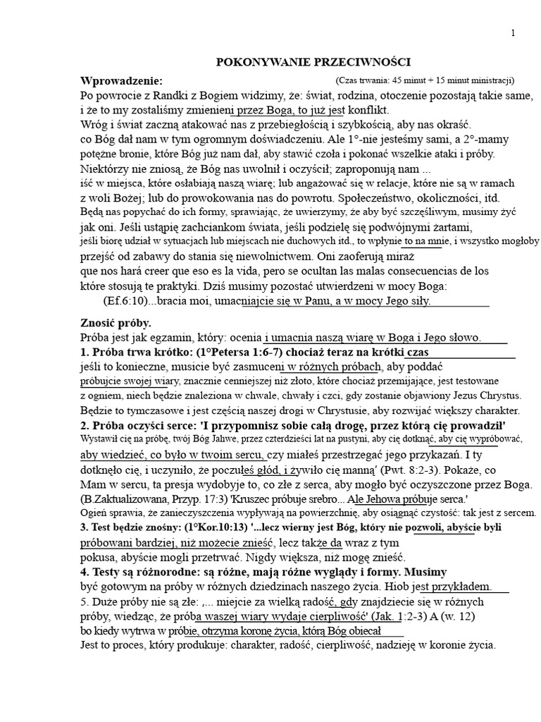 Pokonywanie Prób | PDF