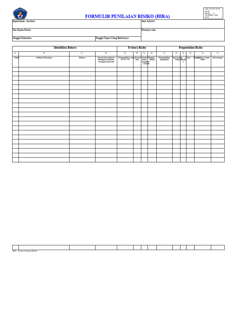 Formulir 07 Hira | PDF