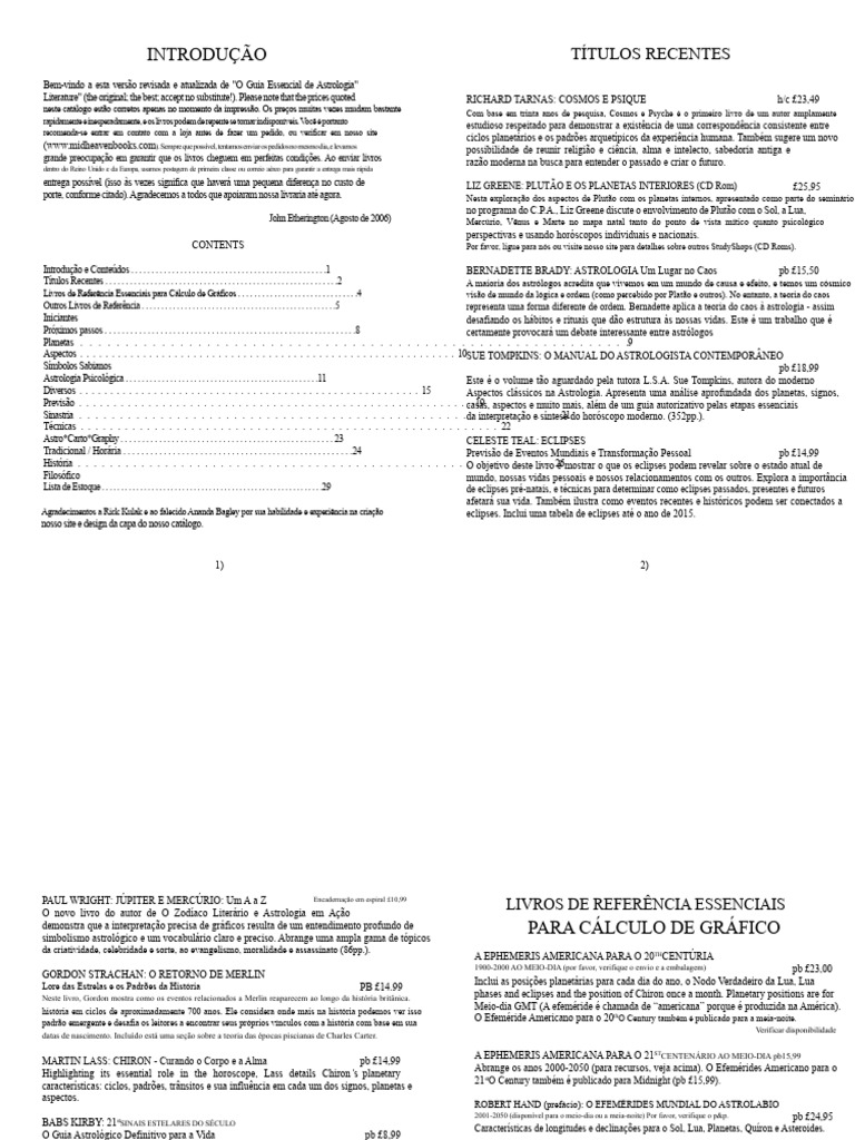 Meio do Céu 2006 | PDF | Signo do zodíaco | Astrologia