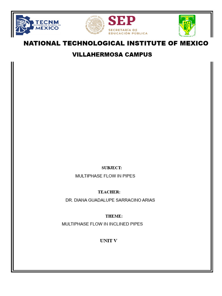 Multiphase Flow in Inclined Pipes | PDF | Liquids | Pressure