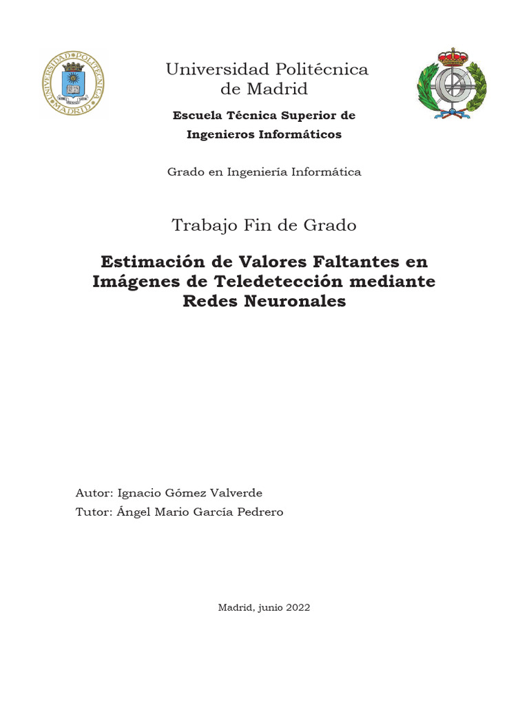 TFG Ignacio Gomez Valverde | PDF | Aprendizaje | Informática