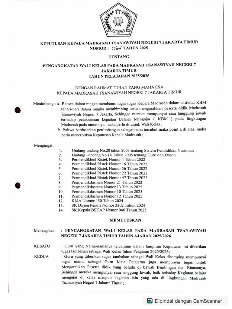 SK Walas 20252026 | PDF
