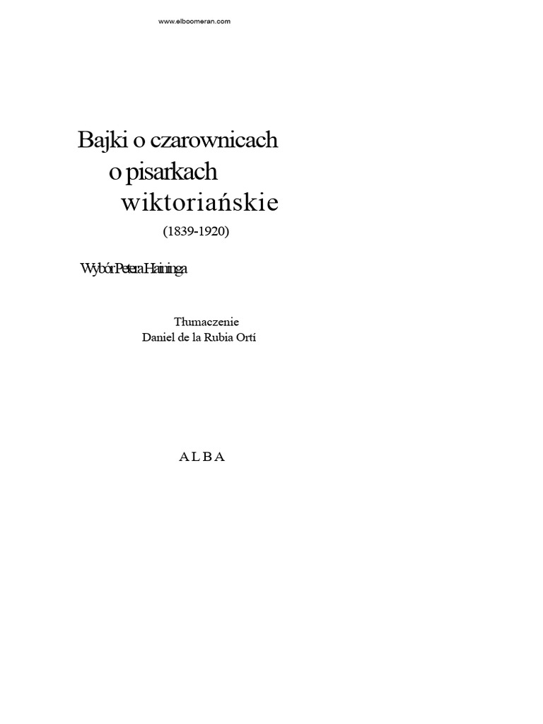 Opowieści o Czarownicach Wiktoriańskich Do Przeczytania | PDF