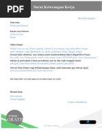 Contoh Template Surat Paklaring | PDF