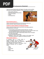 Types of Passes and Reception in Handball | PDF | Forward (Association ...