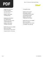 Letra de "Imagine" de John Lennon | PDF