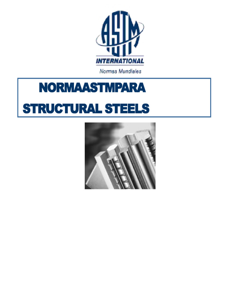 ASTM Standards for Structural Steels | PDF | Structural Steel | Steel