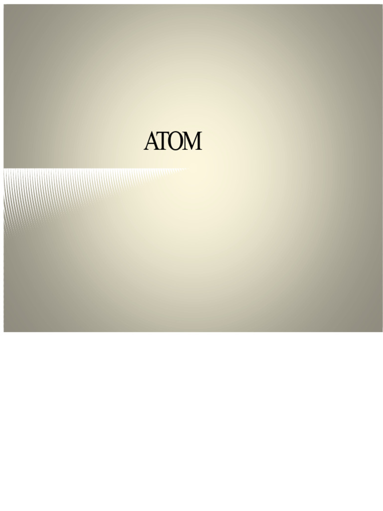 Slide - Atom | PDF
