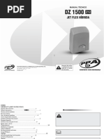 ET-500 Gate Motor Installer's Manual | PDF | Power Supply | Direct Current