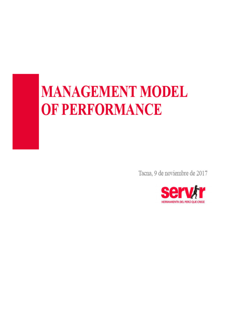 Performance Management Model | PDF | Goal | Evaluation