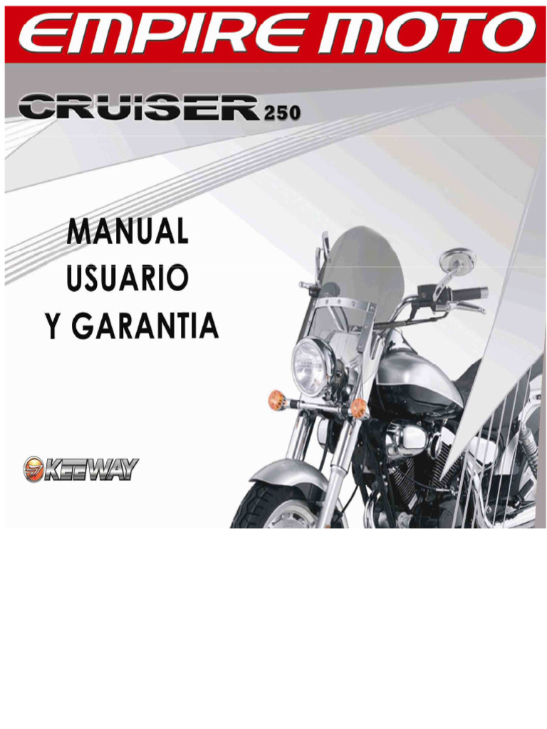 Manual Pengguna Empire Cruiser 250 2010 | PDF