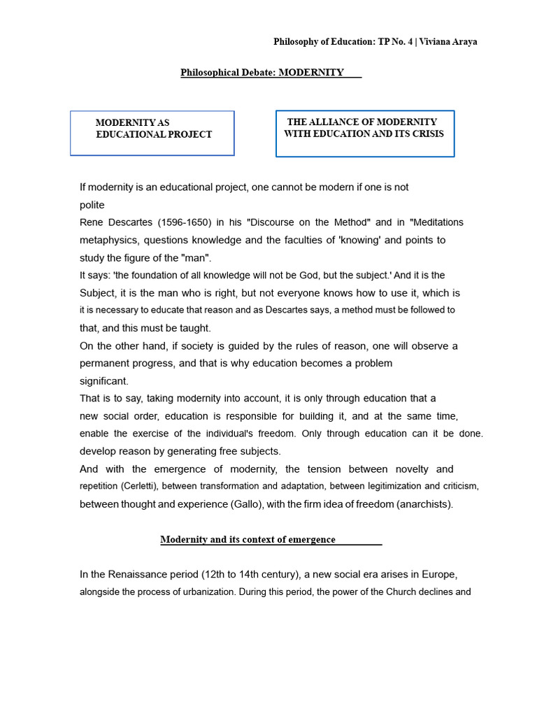Emergence of Modernity Crisis Alliance Social Democratization ...