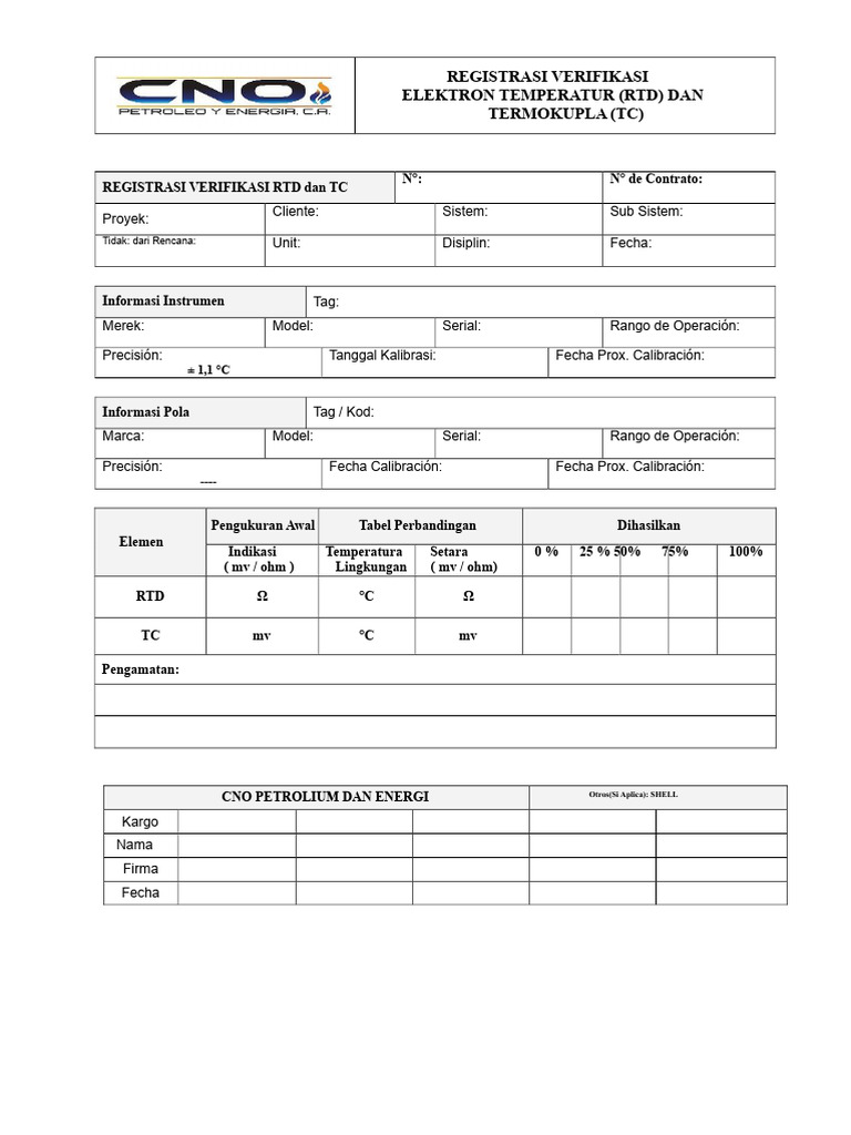 Format Tc - Rtd | PDF