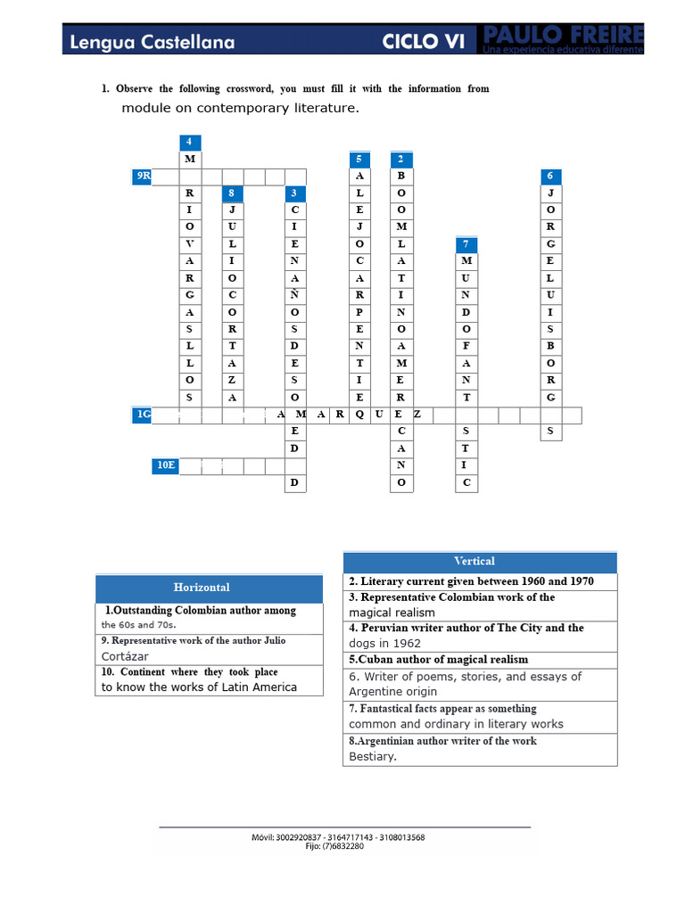 Latin American Crossword Boom | PDF | Latin American Literature