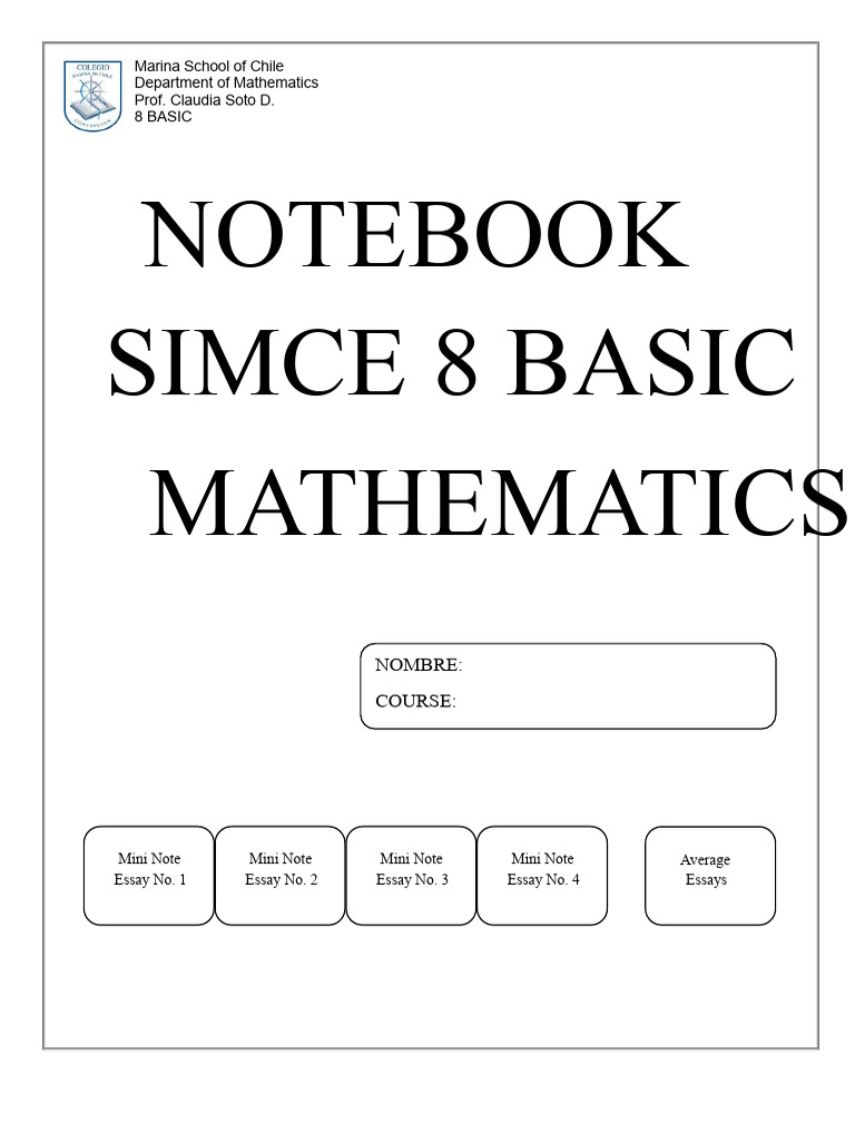 SIMCE 8th Grade Mathematics Workbook | PDF | Conservation And ...