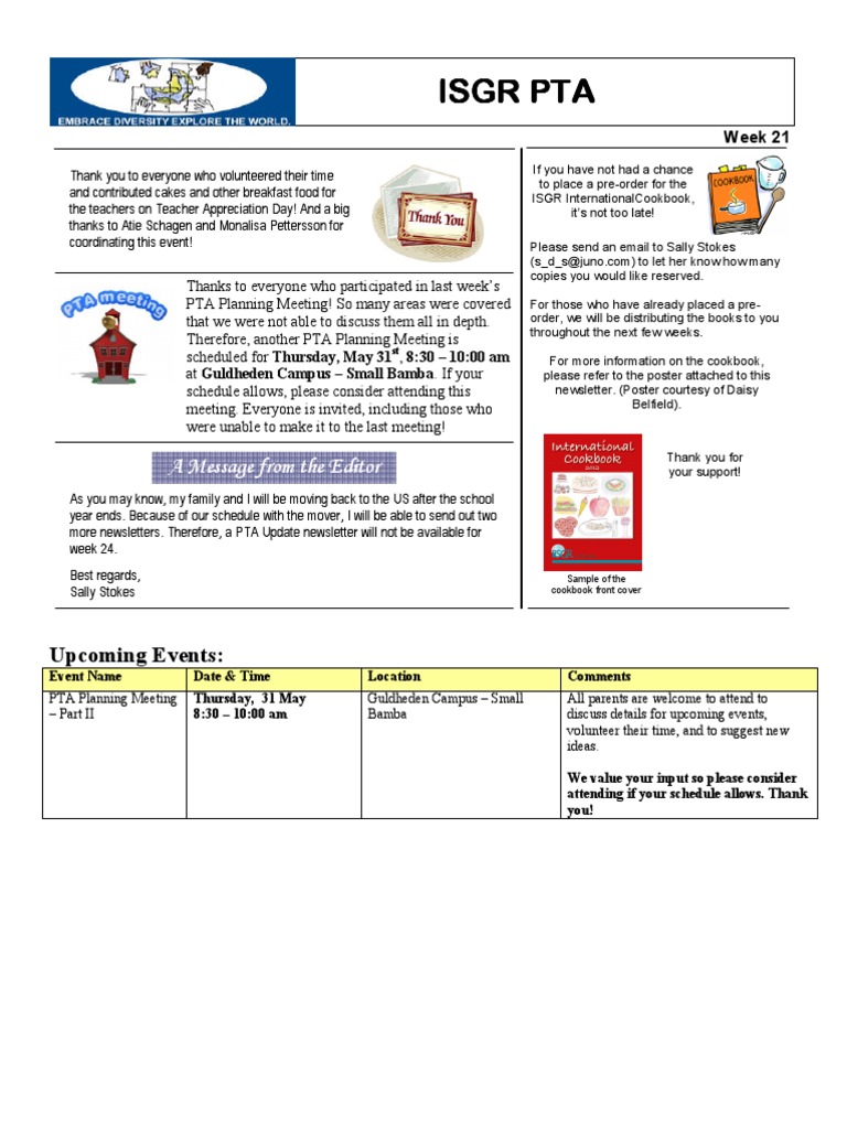 Pta Update Wk21 1 | PDF