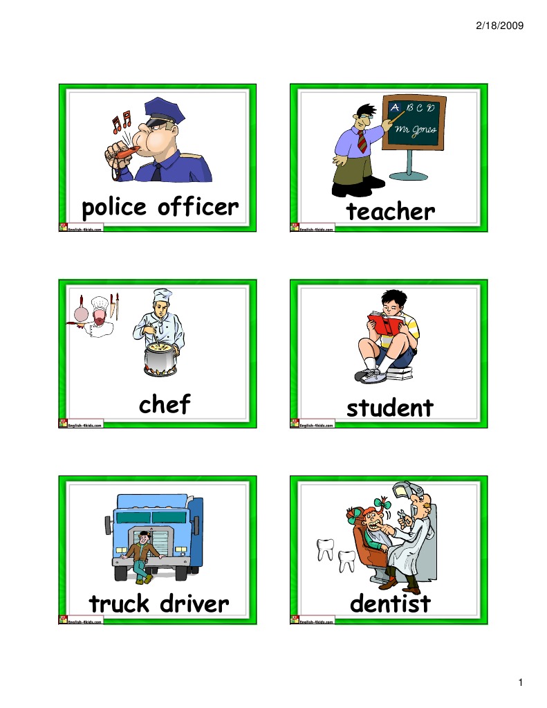 Common Jobs and Workplaces List | PDF
