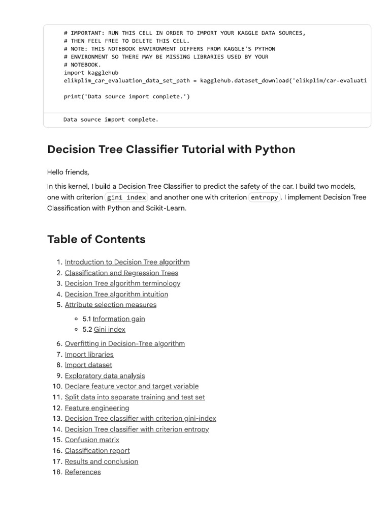2 Decision Tree Classifier Pdf