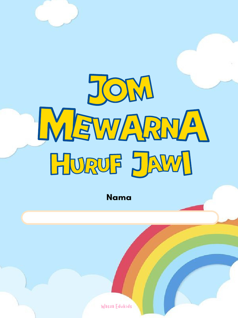 Pra Mewarna Huruf Jawi 3 | PDF