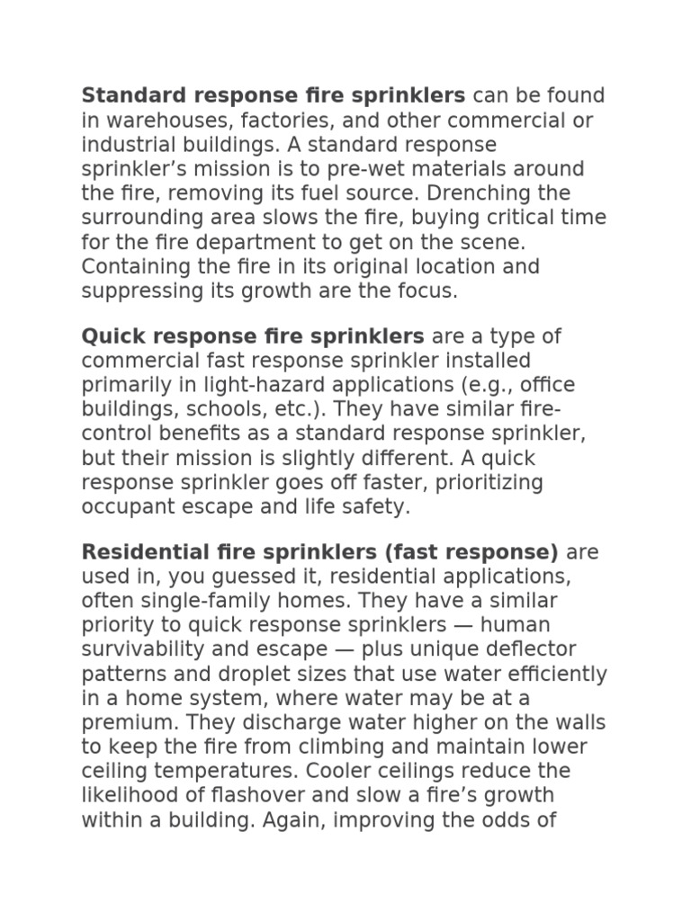 Quick Response For - Residential Units | PDF