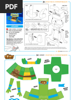 Printable Minecraft Steve Papercraft | PDF