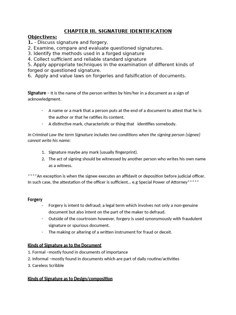 SIGNATURE | PDF | Forgery | Signature