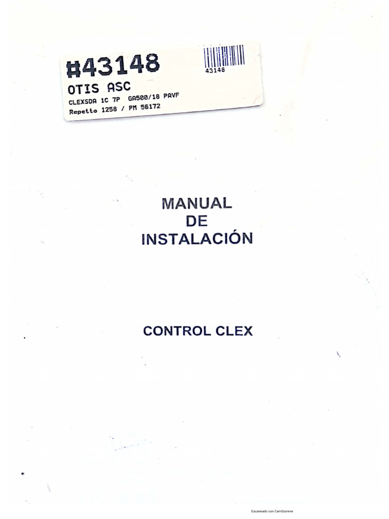 Otis Control Clex | PDF
