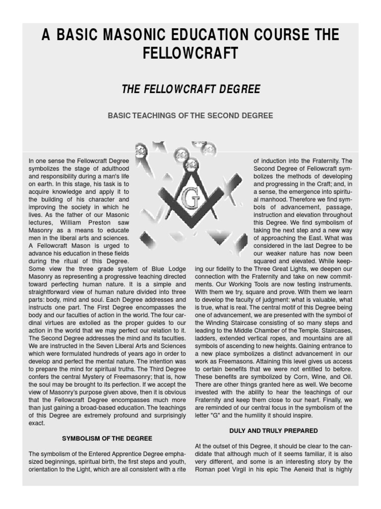 A Basic Masonic Education Course the Opr01a4w | Freemasonry | Masonic Lodge