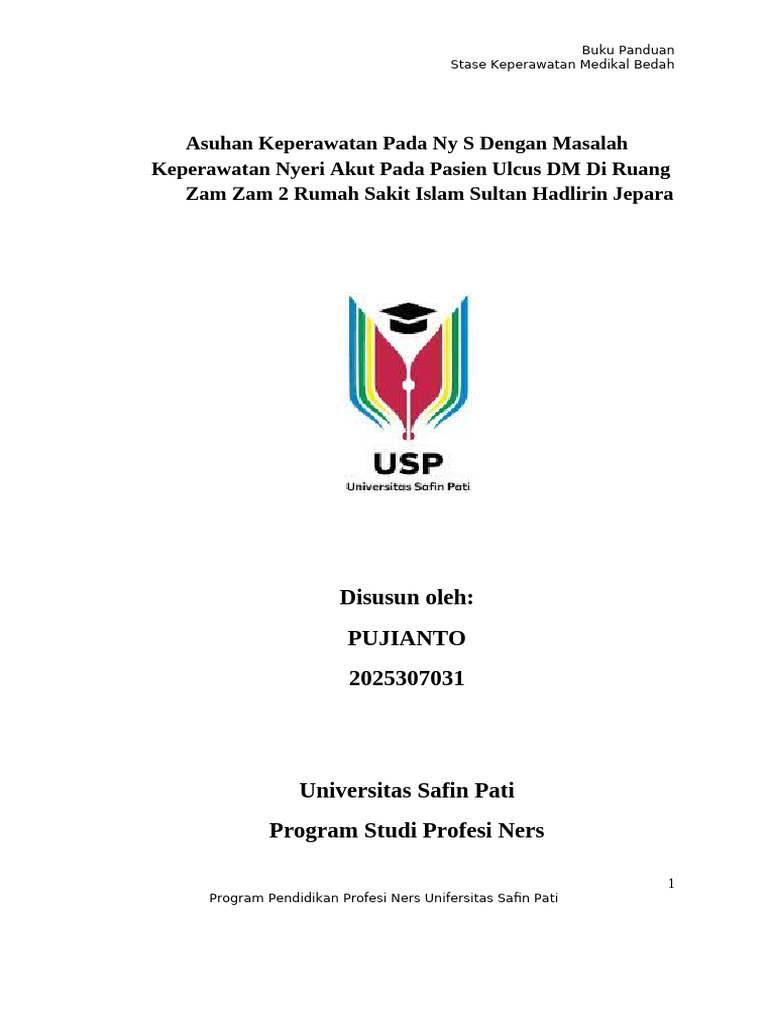 Asuhan Keperawatan Nyeri Akut Ulcus DM | PDF
