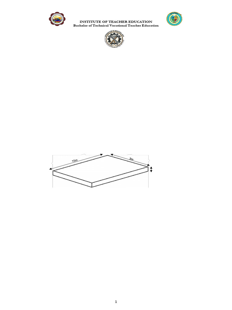 Information-Sheet 3 and 4 | PDF | Concrete | Area