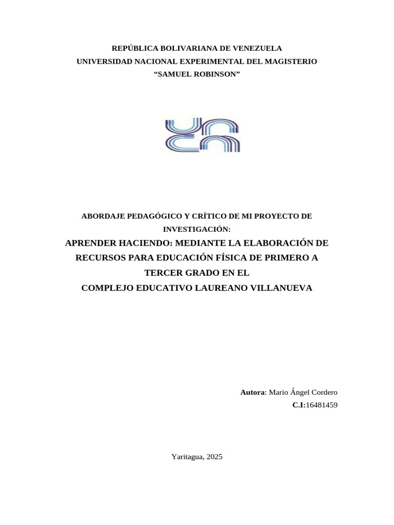 Analisis Prof. Petra 10 Semestre | PDF | Aprendizaje | Educación Física